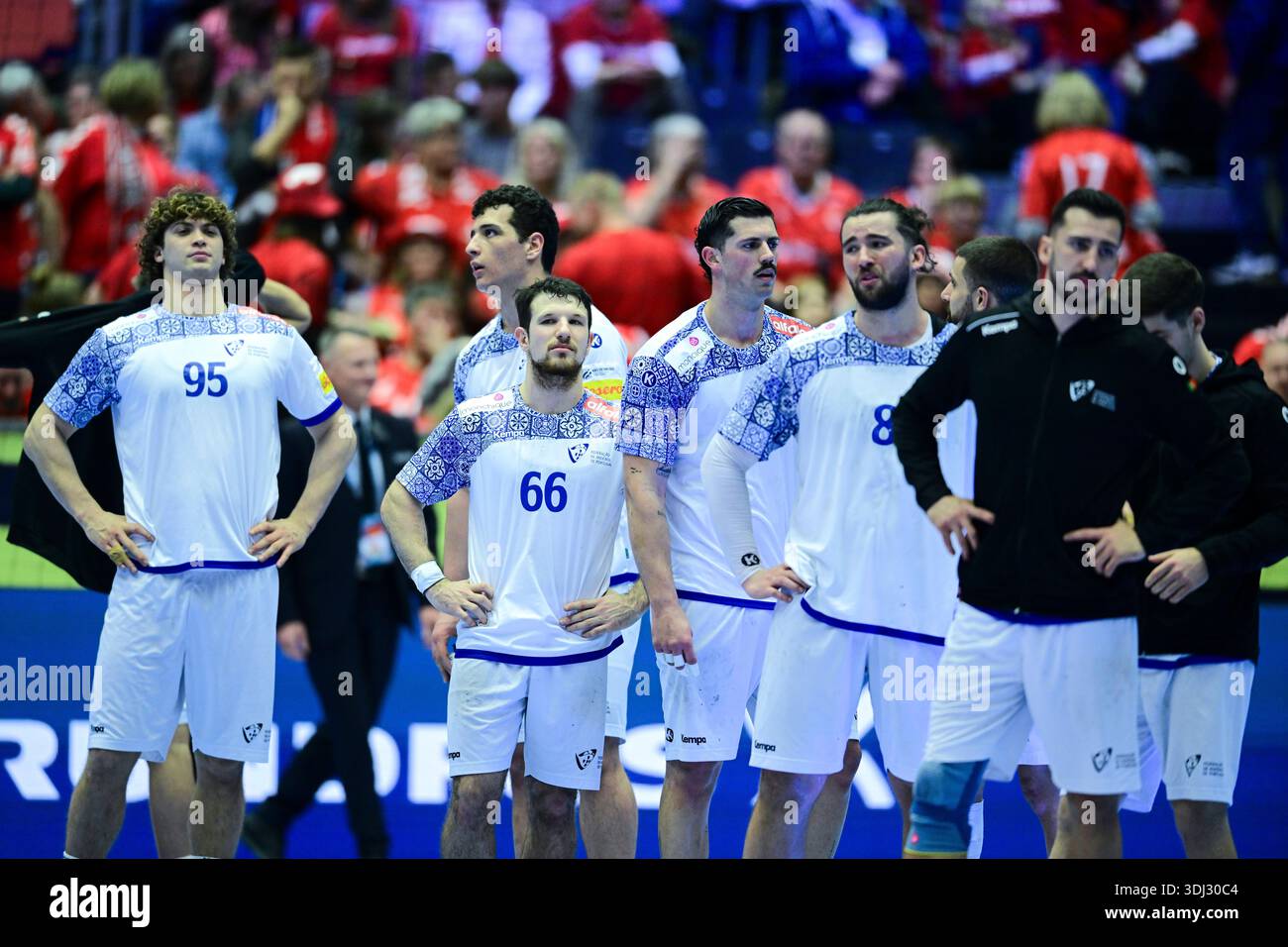 24 January 2026, Denmark, Herning: Handball, Men, European Championship ...