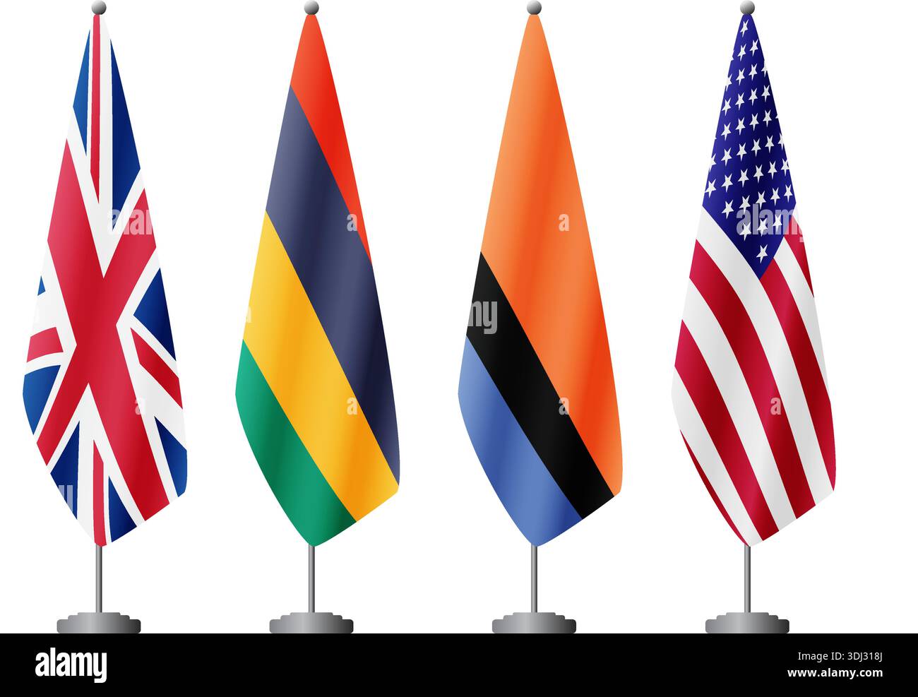 Four uk nation flags Stock Vector Images - Alamy