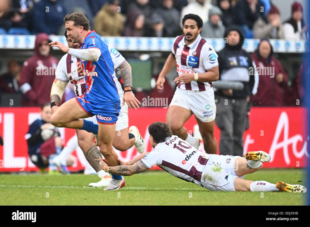 Jeremy Ward of Stade Francais during the Top 14 match between Bordeaux ...
