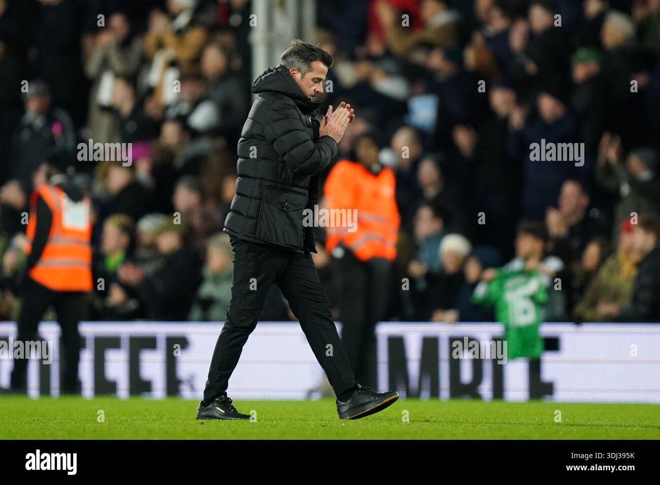 Marco Silva, Manager of Fulham clapping the fans after the Fulham v ...