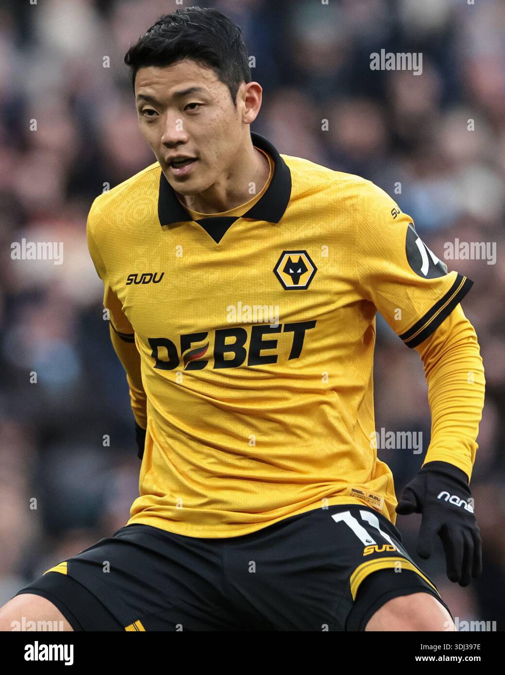 Hwang Hee-Chan of Wolverhampton Wanderers during the Premier League ...