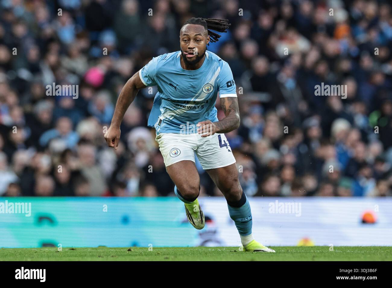 Antonie Semenyo of Manchester City during the Premier League match ...