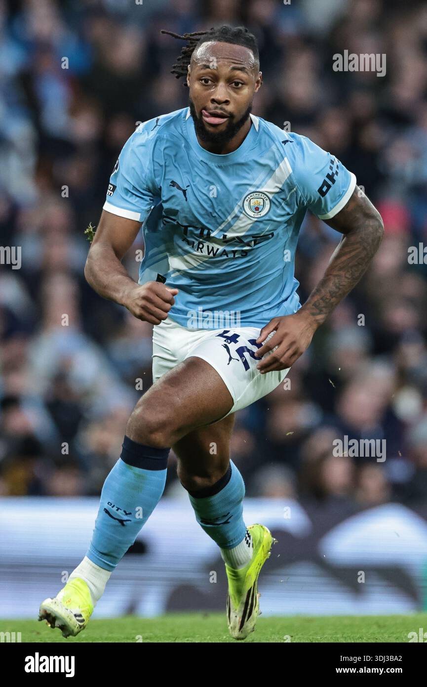 Antonie Semenyo of Manchester City during the Premier League match ...