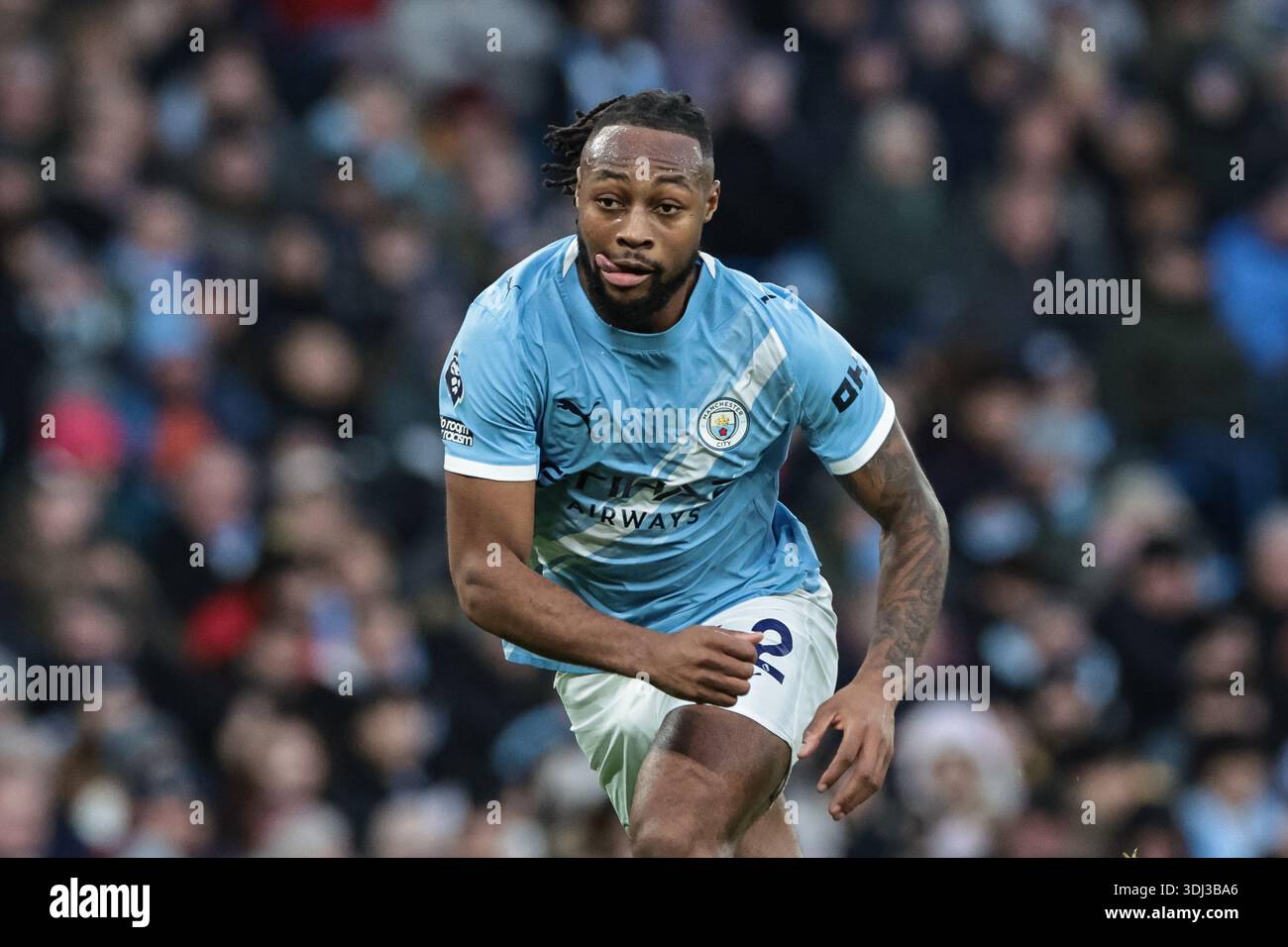 Antonie Semenyo of Manchester City during the Premier League match ...