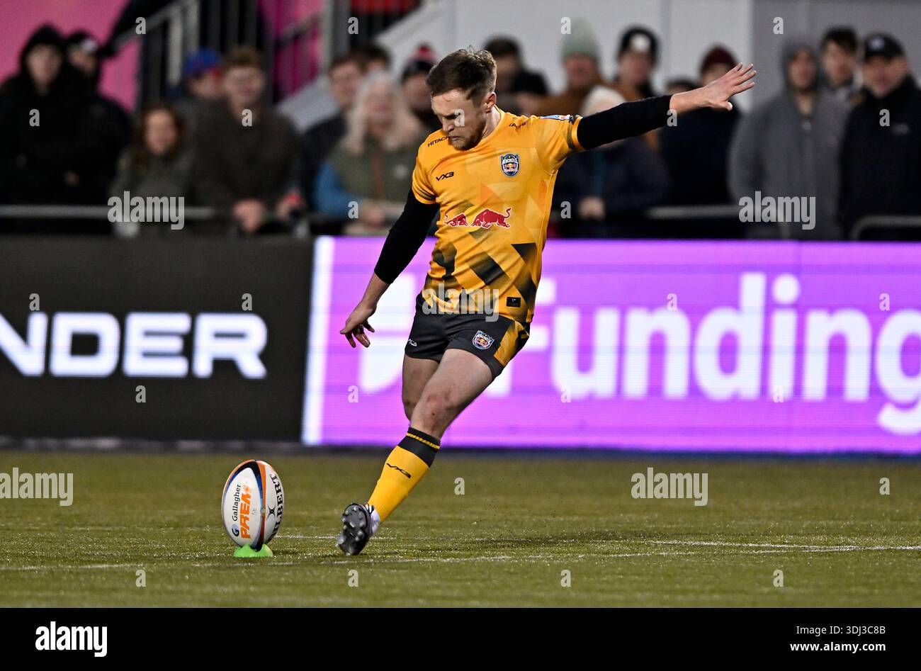 Barnet. United Kingdom. 24 January 2026. Gallagher Prem Rugby. Saracens ...