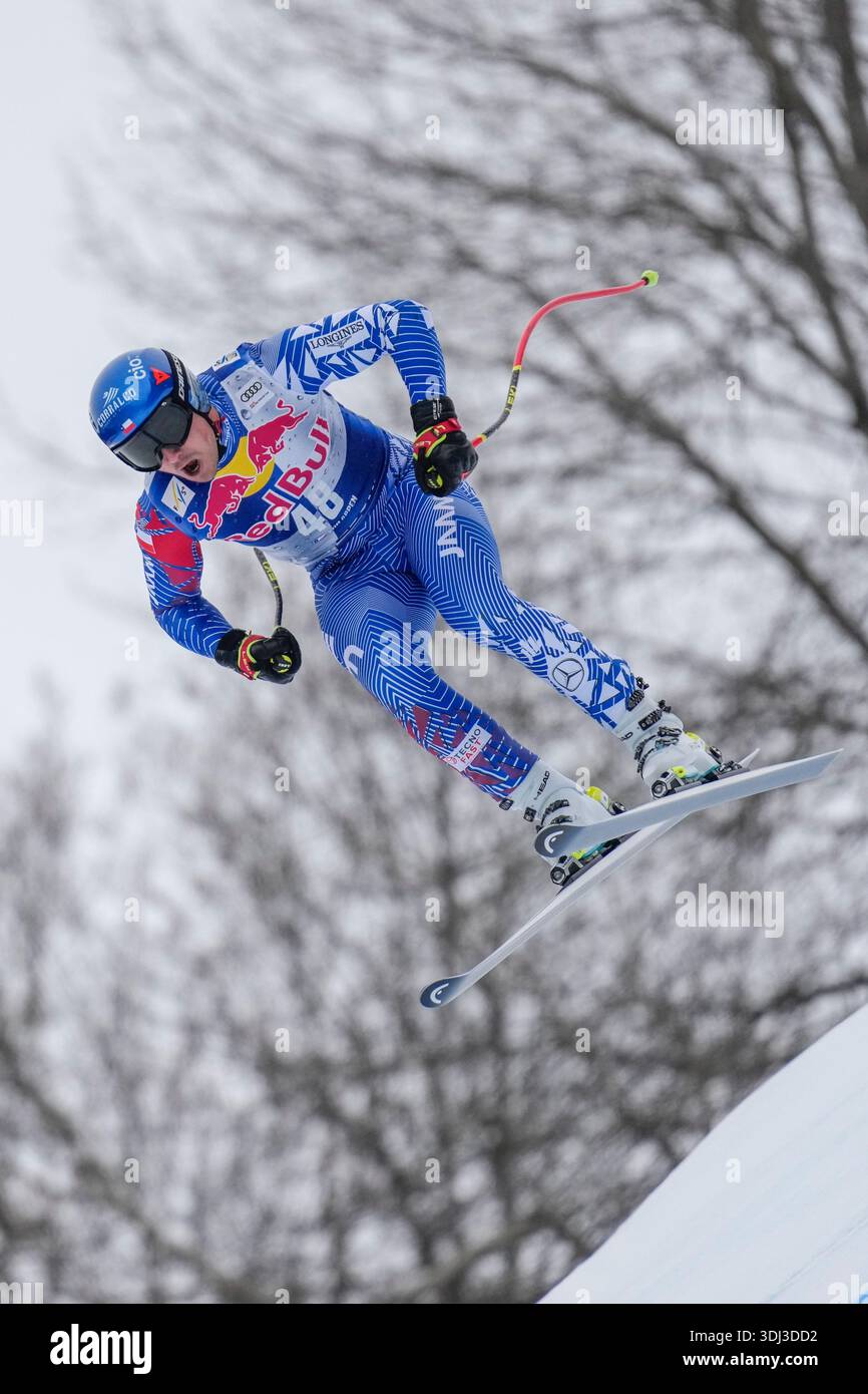 KITZBUEHEL, AUSTRIA - JANUARY 24: Henrik von Appen of Chile during the ...