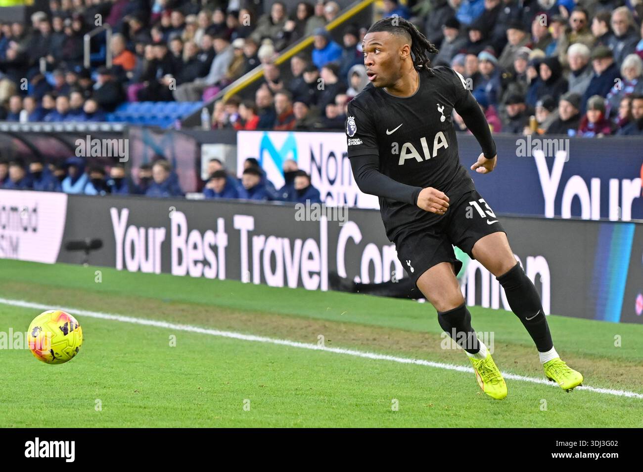 Destiny Udogie of Tottenham Hotspur during the Burnley v Tottenham ...