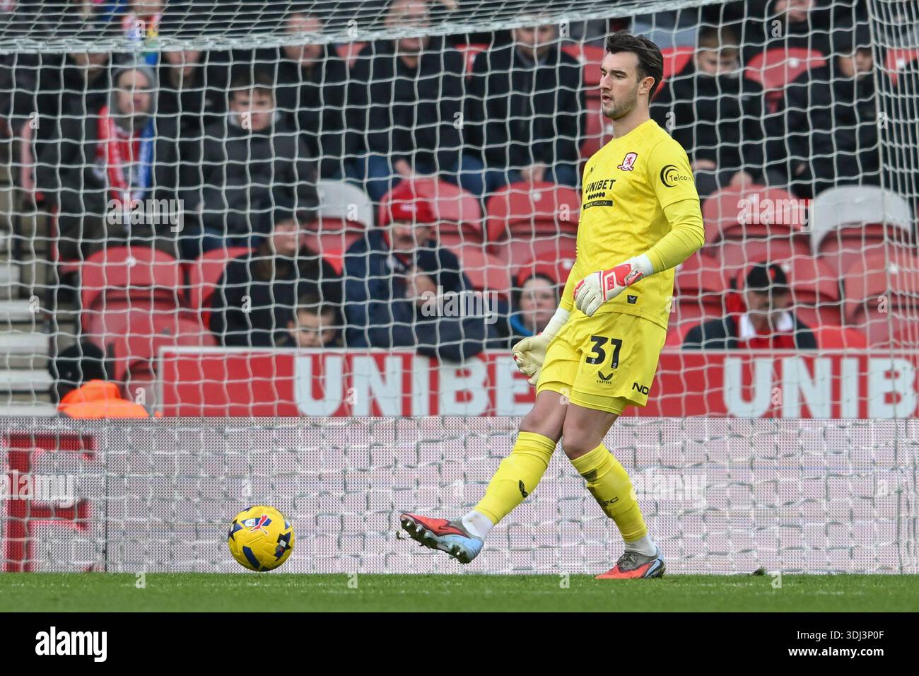 Sol Brynn Middlesbrough Goalkeeper during the Sky Bet Championship ...