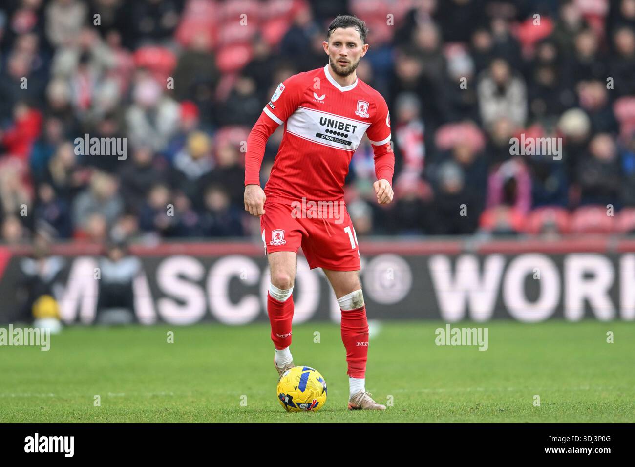 Alan Browne of Middlesbrough during the Sky Bet Championship match ...