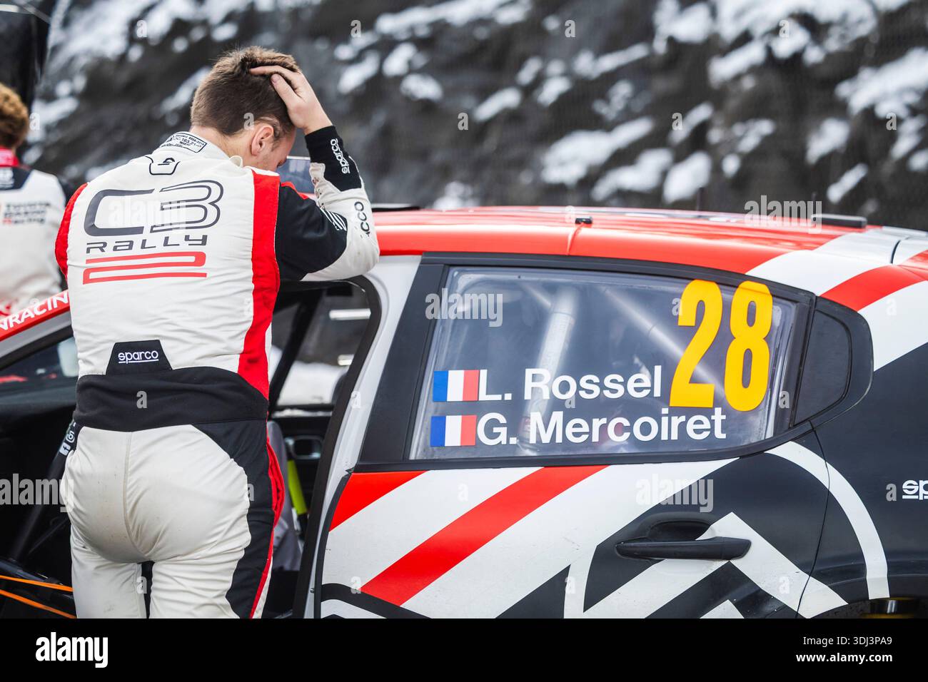 Gap, France. 24th Jan, 2026. ROSSEL Léo, MERCOIRET Guillaume, Citroën ...