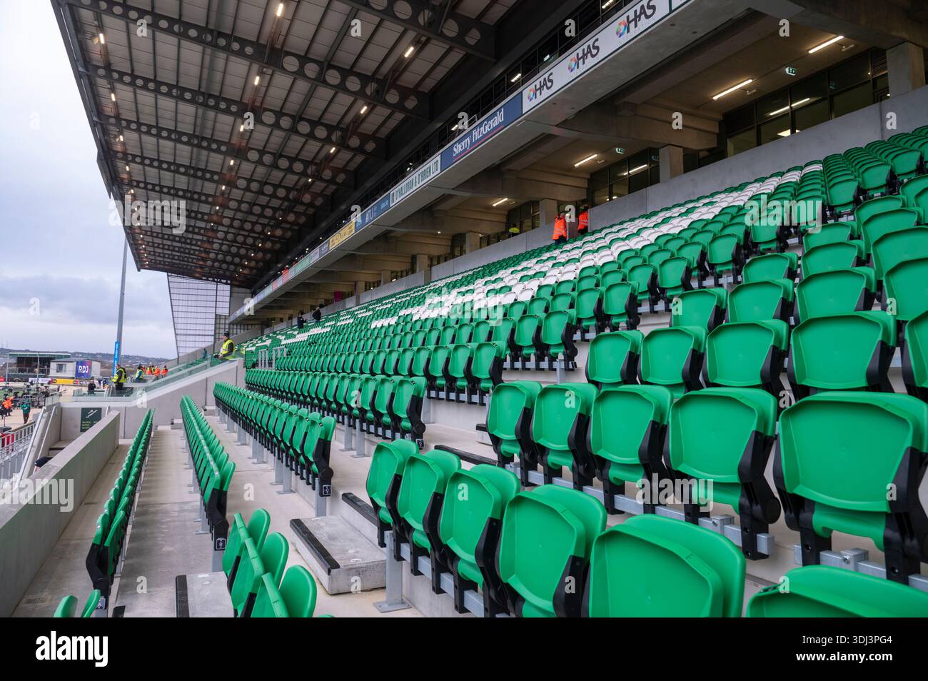 General view of the newly constructed stand at Dexcom Stadium prior the ...