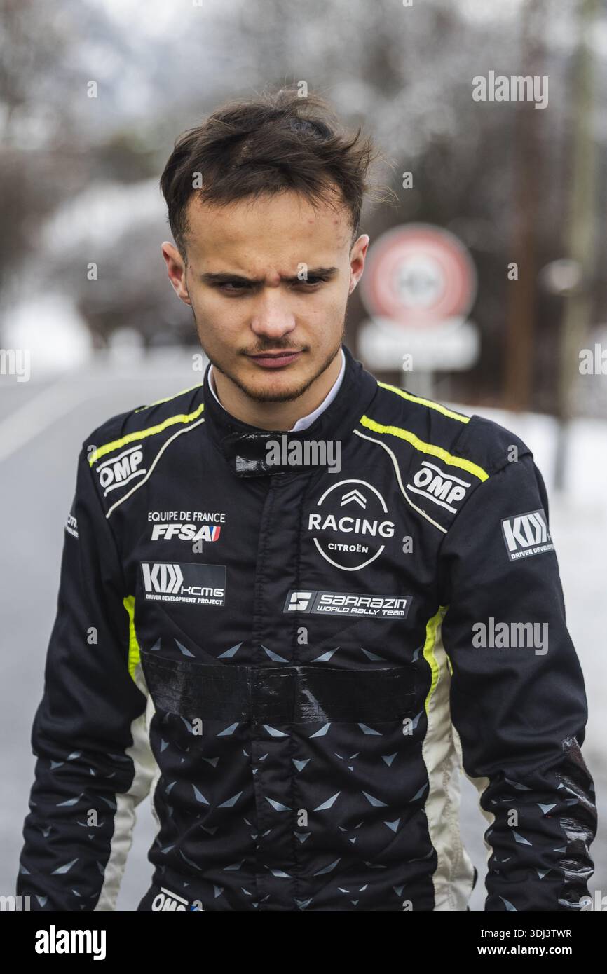 SARRAZIN Pablo, ROCHE Yannick, Citroen C3 Rally2, portrait during the ...
