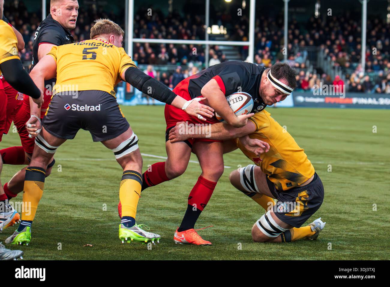 London, UK, 24th January 2026 Saracens hooker Jamie George in action ...