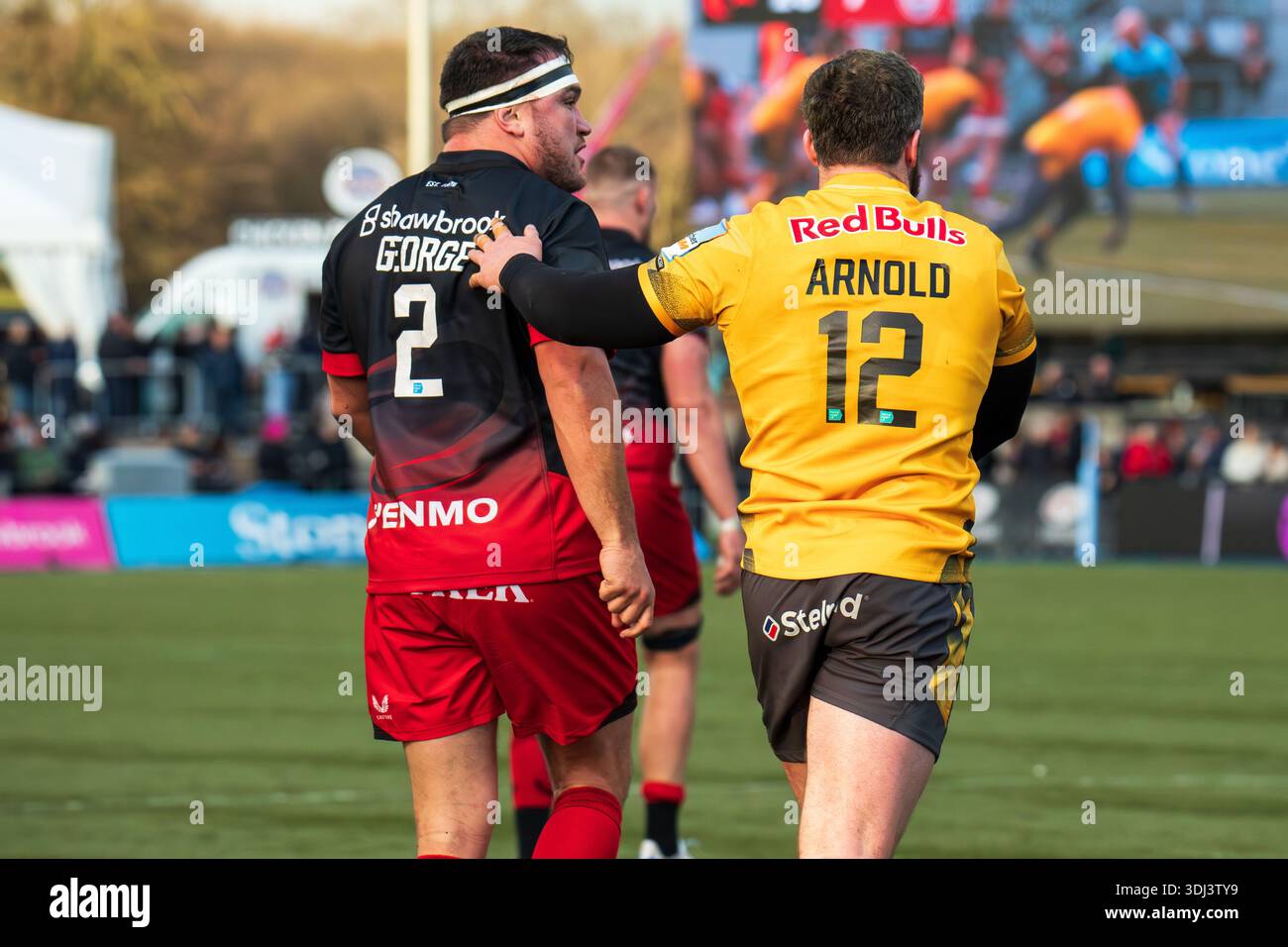 London, UK, 24th January 2026 Saracens hooker Jamie George in action ...