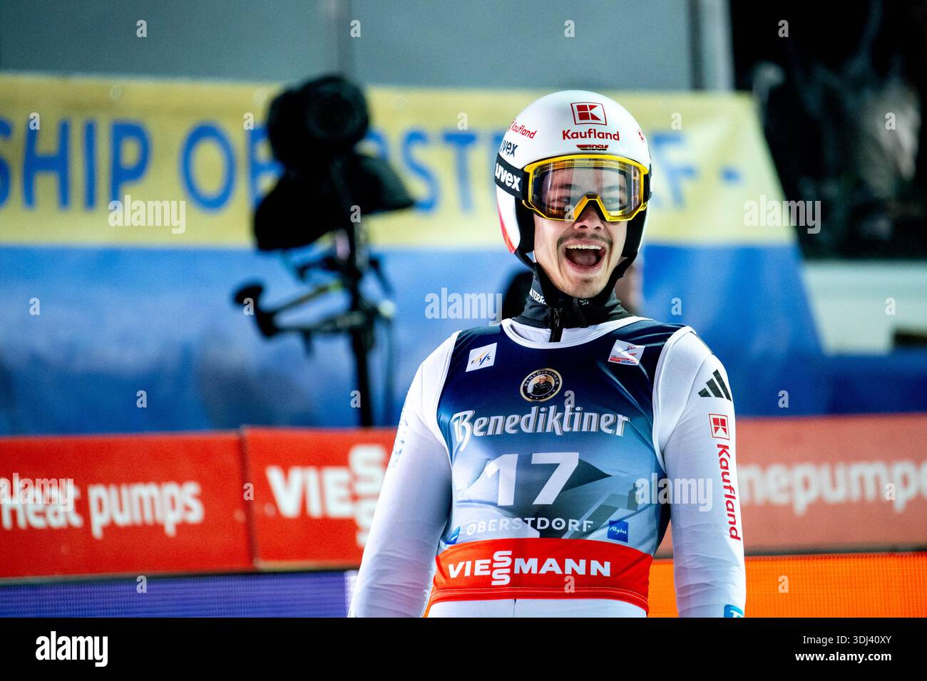 RAIMUND Philipp (Germany) smiles contentedly at the finish line, GER ...