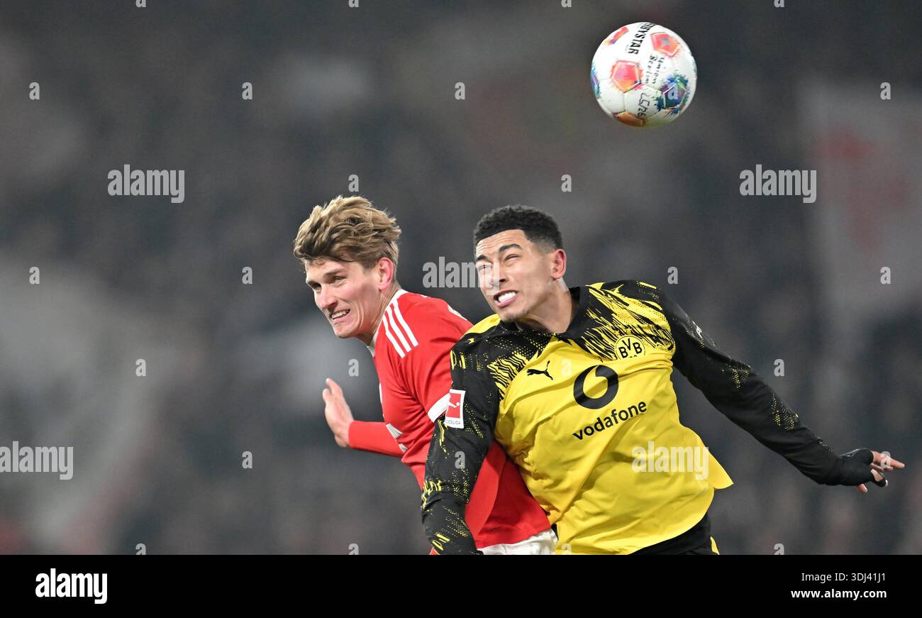 from left: Aljoscha Kemlein, Jobe Bellingham (Dortmund) Berlin, January ...