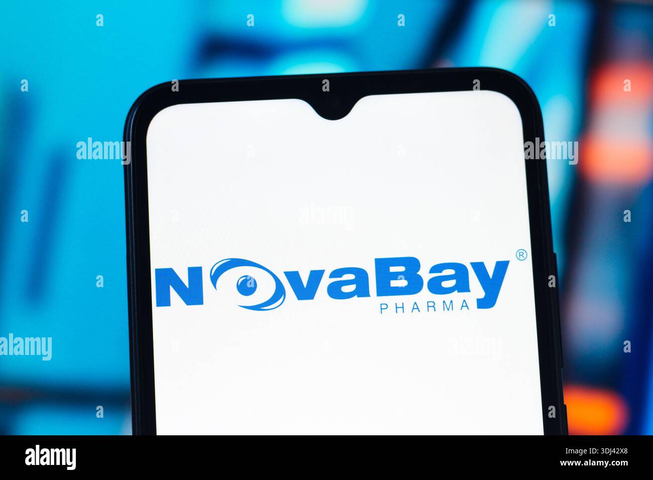 January 24, 2026, Canada: In this photo illustration, the NovaBay ...