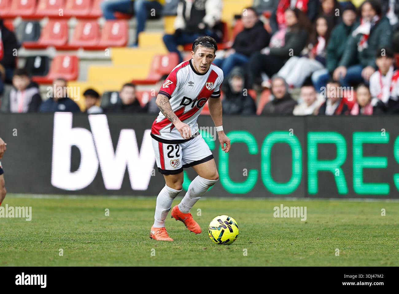 Madrid, Spain. 24th Jan, 2026. Alfonso Espino (RayoVallecano) Football ...