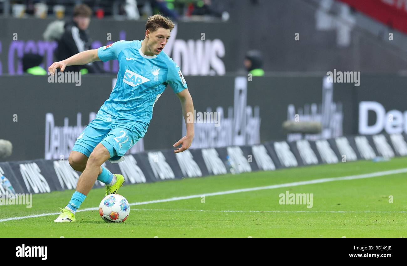Alexander Prass (Hoffenheim) Frankfurt, January 24, 2026, Soccer ...