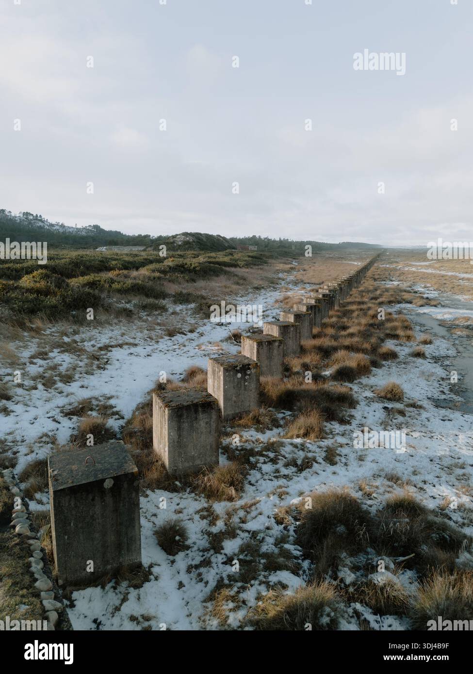 WW2 Coastal Defences near Lossiemouth in Moray, Scotland Stock Photo ...