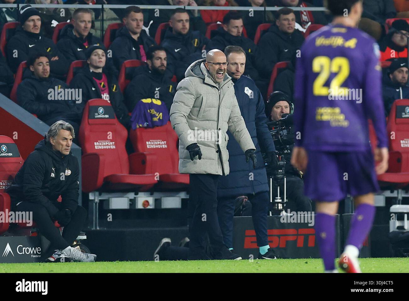 EINDHOVEN , 24-01-2026 , Philips stadium , season 2025 / 2026 , Dutch ...