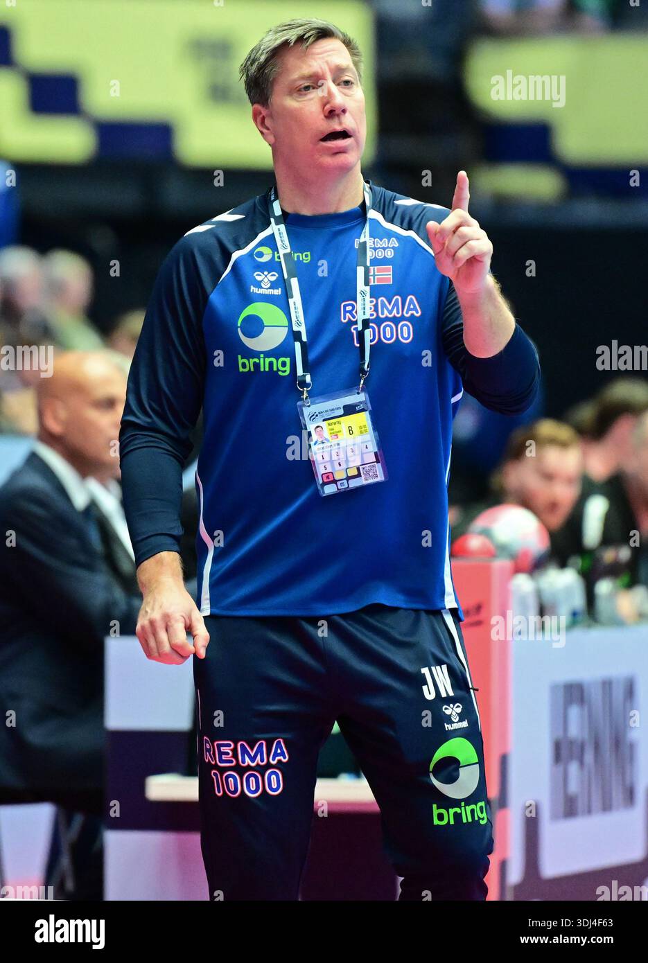 24 January 2026, Denmark, Herning: Handball, Men, European Championship ...