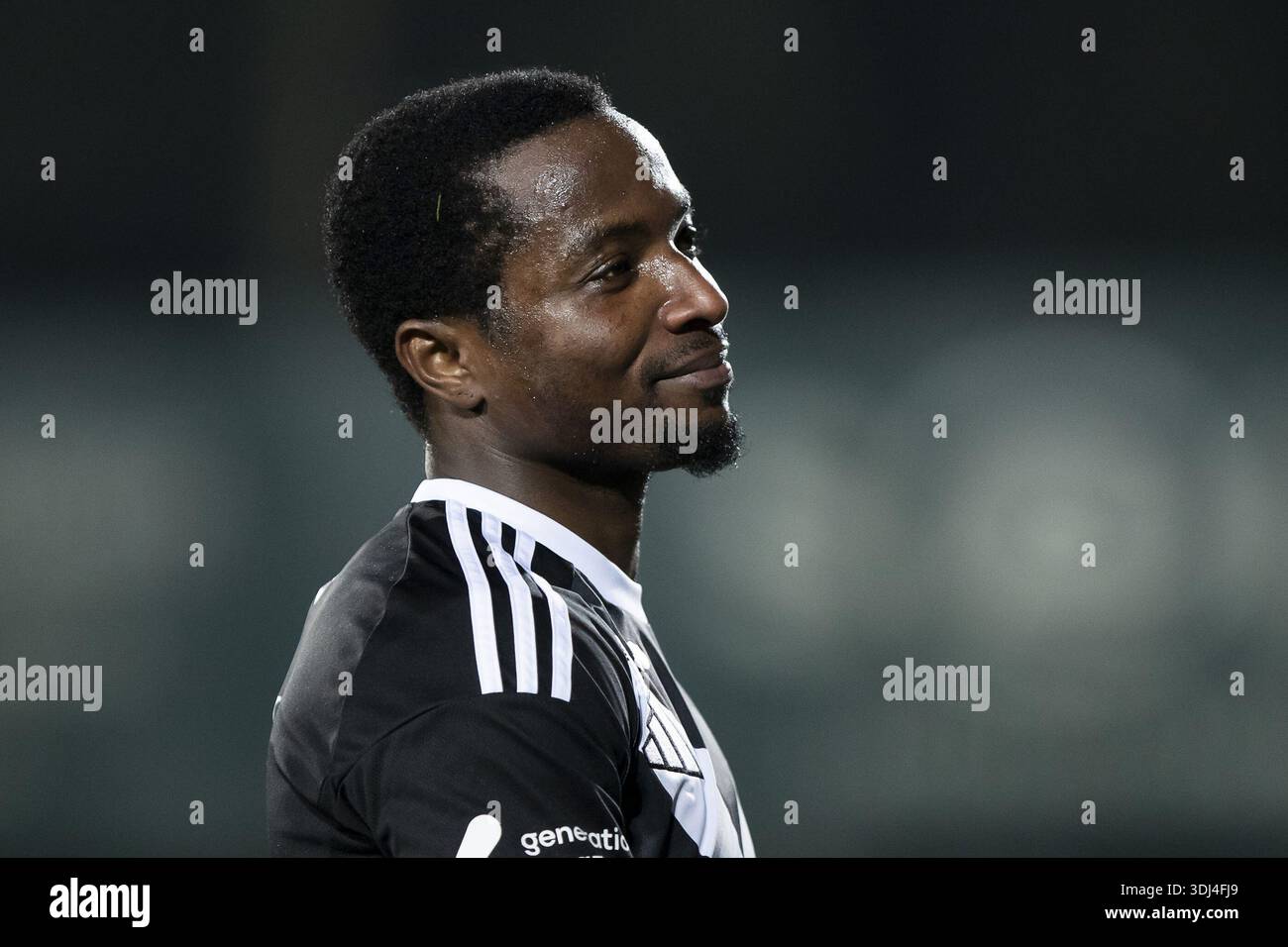 Eupen's Isaac Nuhu pictured during a soccer game between Lommel SK and ...