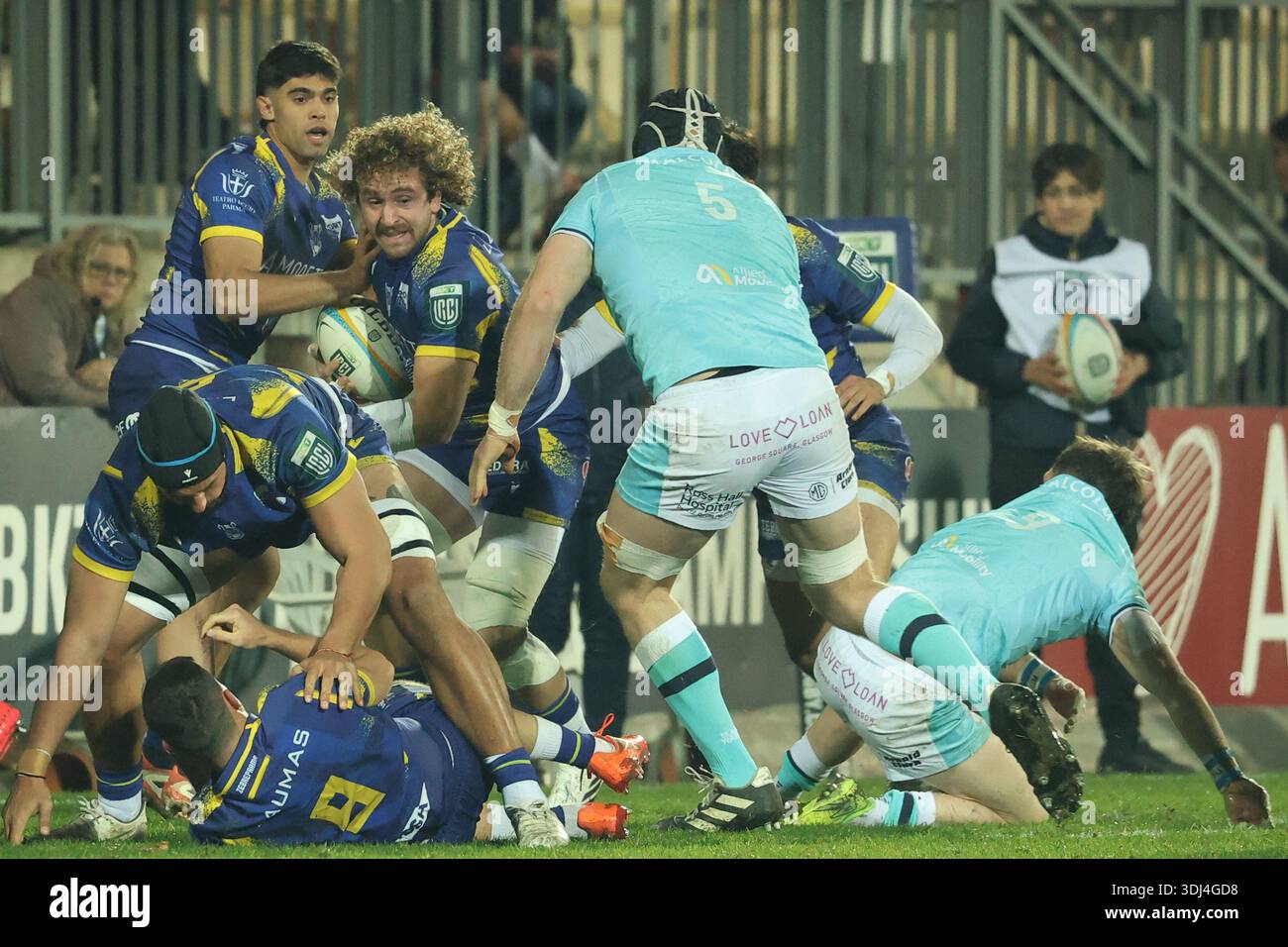 24/01/2026, Parma, Stadio Lanfranchi, URC BKT Round 10: Zebre Parma vs Glasgow Warriors ...