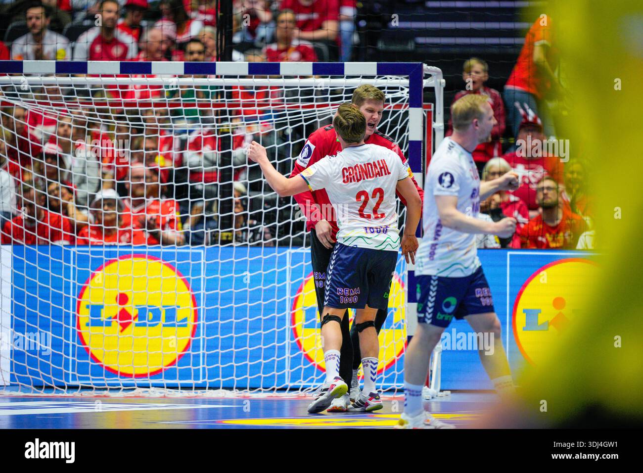 Herning, Denmark 20260124. Goalkeeper Robin Haug during the European ...
