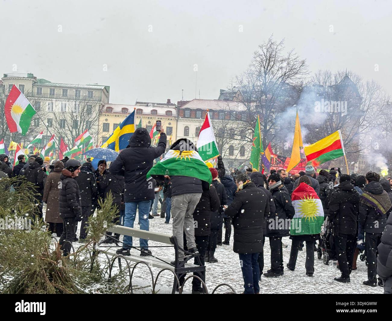 gothenburg/sweden /24 JANUARY 2026 / Kudish people living in sweden ...