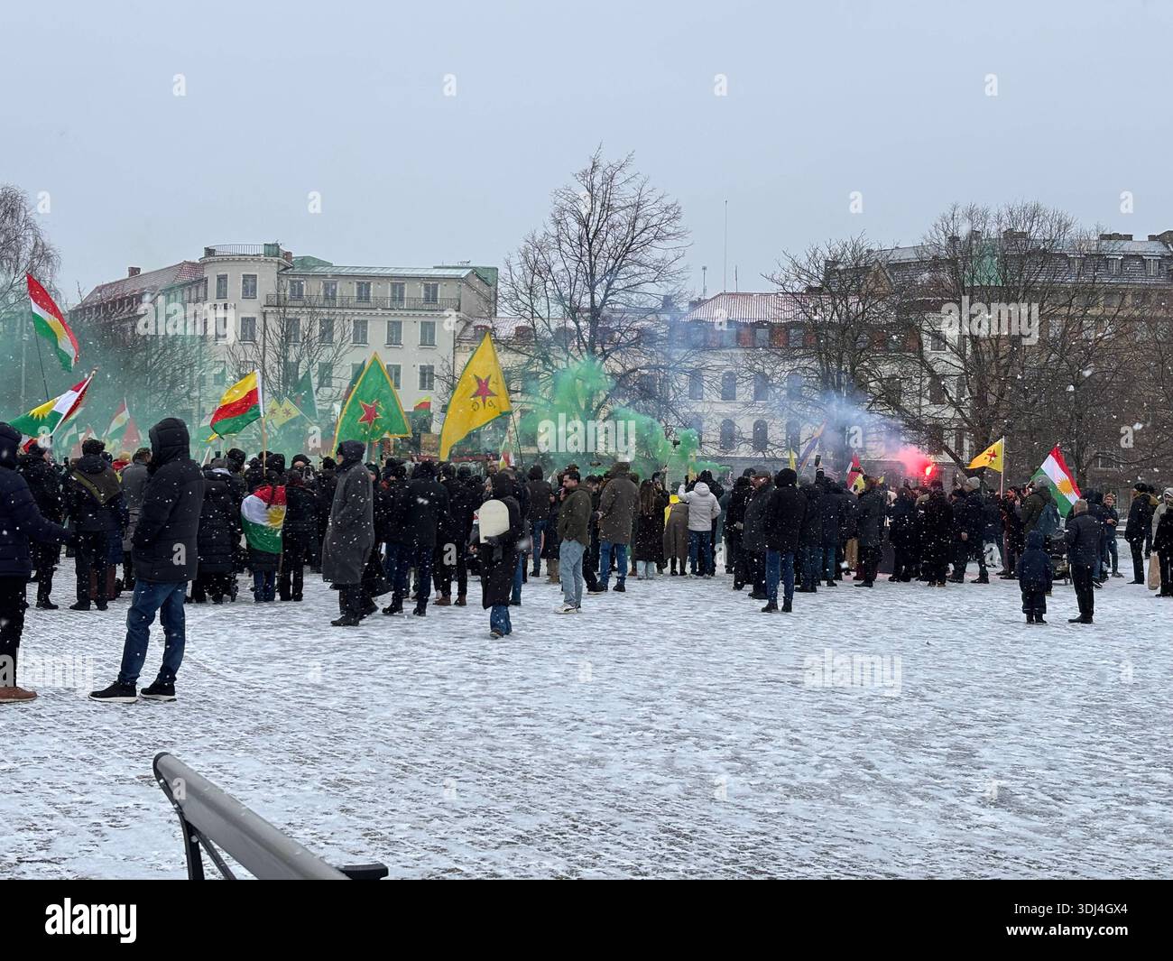 gothenburg/sweden /24 JANUARY 2026 / Kudish people living in sweden ...