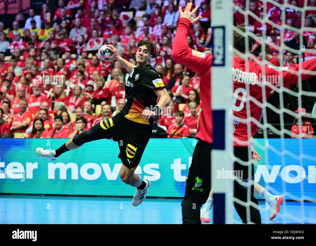 24 January 2026, Denmark, Herning: Handball, Men, European Championship ...