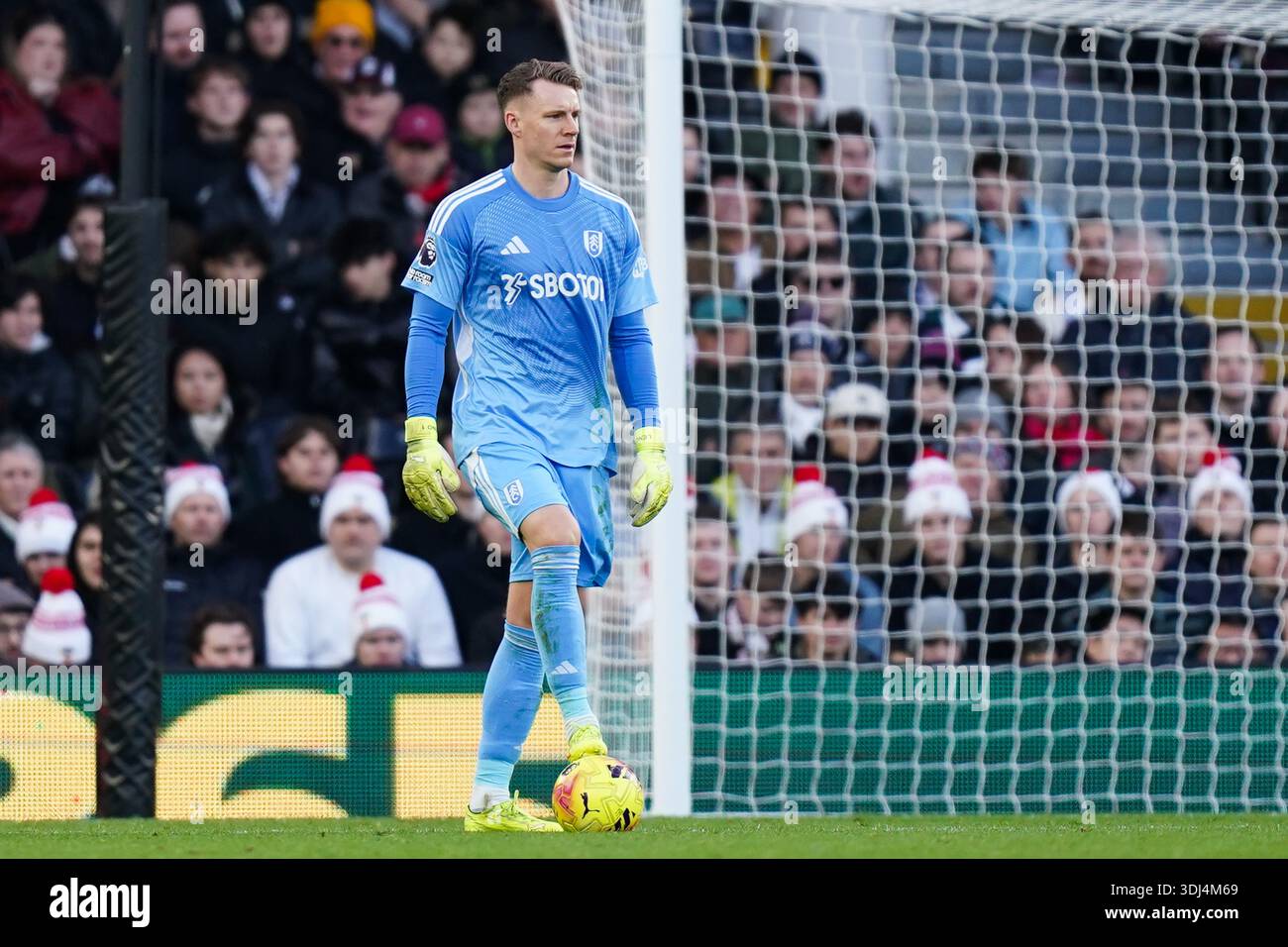 Bernd Leno of Fulham during the Fulham v Brighton & Hove Albion Premier ...