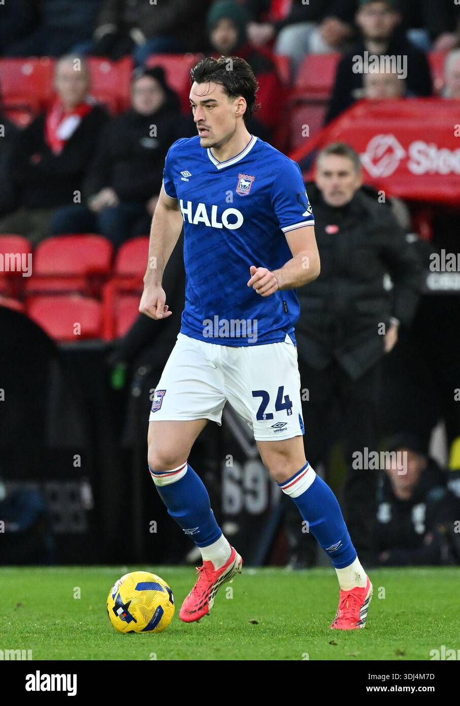 Ipswich Town's Jacob Greaves during the Sky Bet Championship match at ...