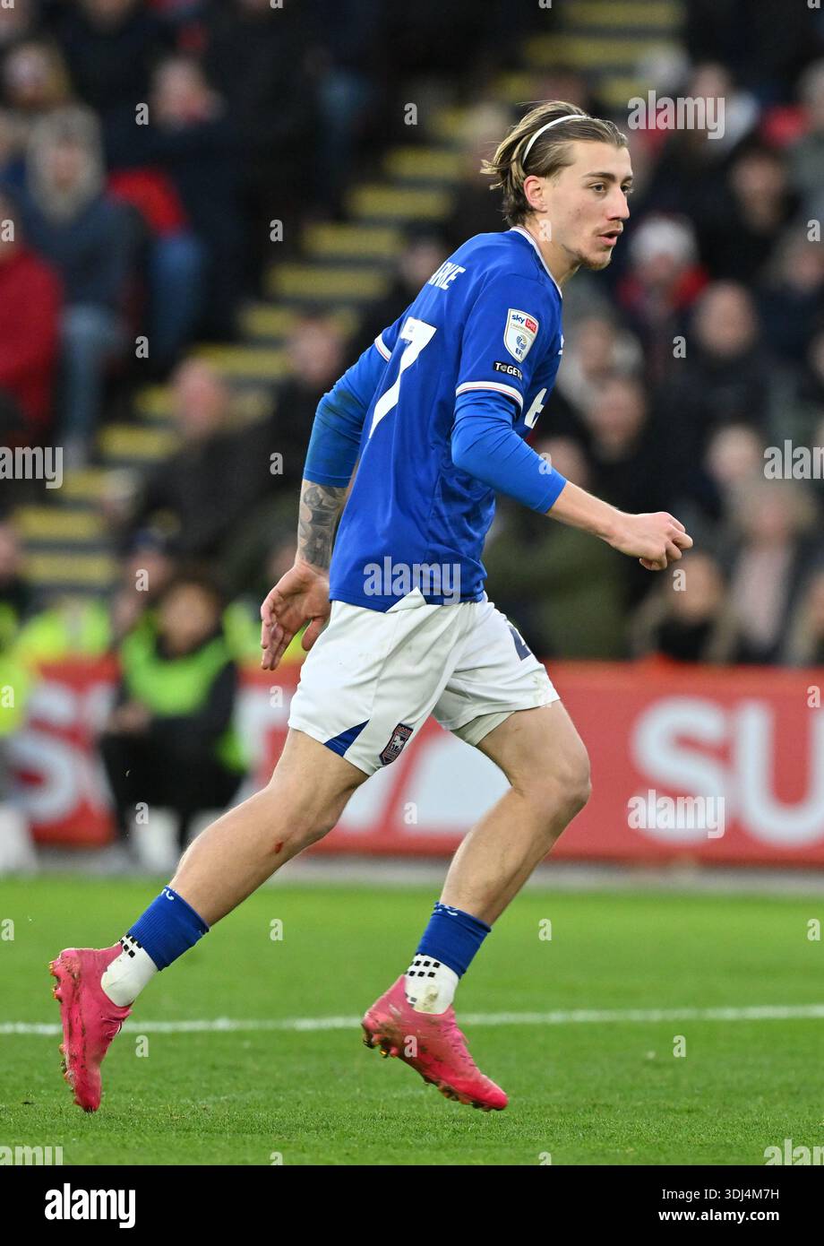 Ipswich Town's Jack Clarke during the Sky Bet Championship match at ...