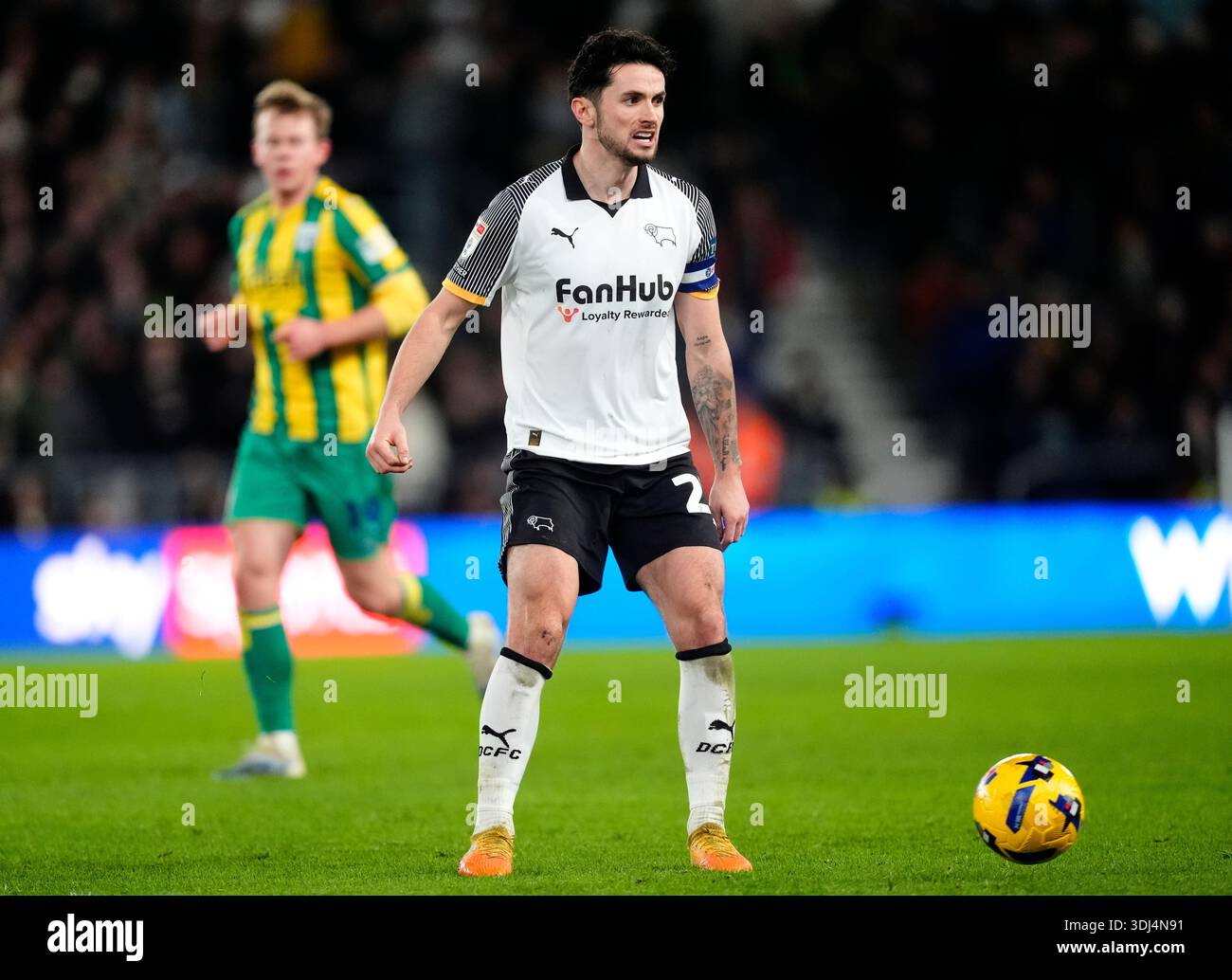 Derby County's Lewis Travis during the Sky Bet Championship match at ...