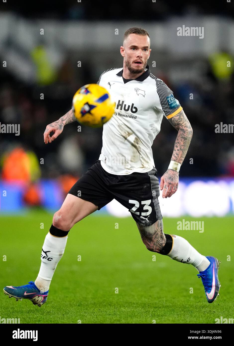 Derby County's Joe Ward during the Sky Bet Championship match at Pride ...