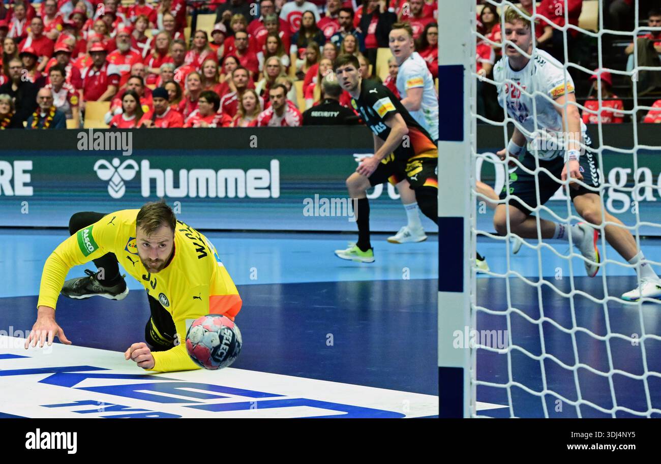 24 January 2026, Denmark, Herning: Handball, Men, European Championship ...