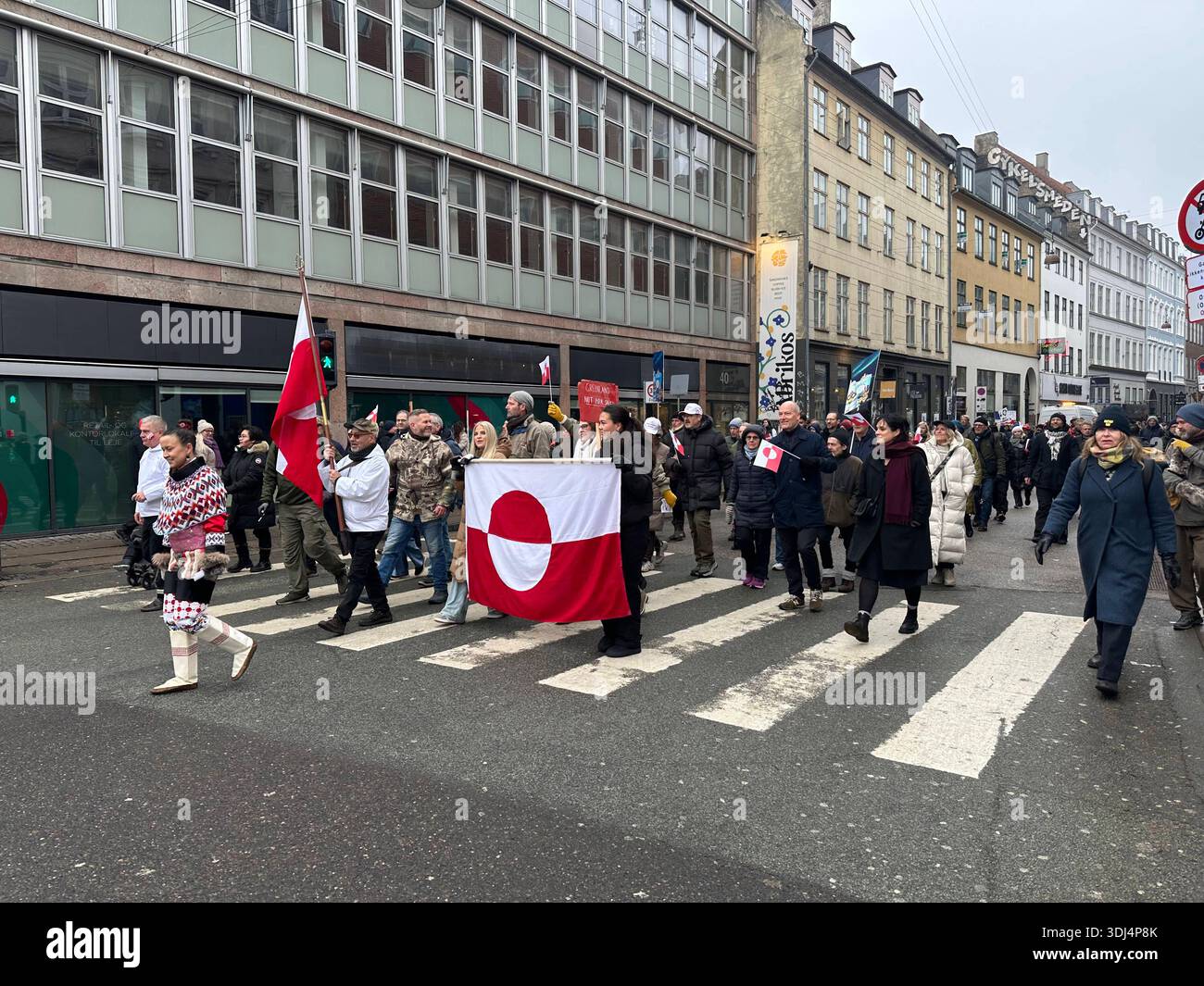 Copenhagen/Denmark /17 JANUARY 2026 /People of greenland and danes ...