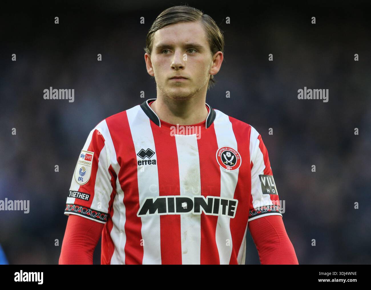 Sydie Peck of Sheffield United during the Sky Bet Championship match ...