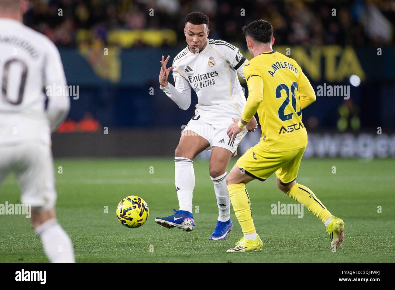 Spanish La Liga EA Sports soccer match Villarreal vs Real Madrid at La ...