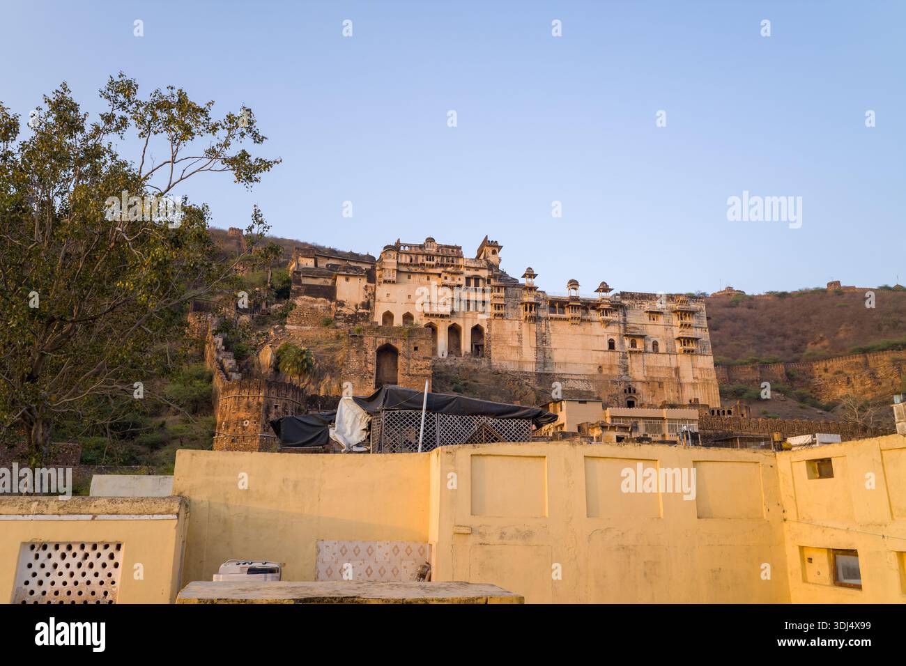 Bundi, India - March 19, 2022: The Garh Palace complex is seen on a ...