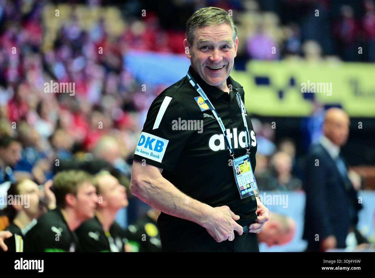 24 January 2026, Denmark, Herning: Handball, Men, European Championship ...