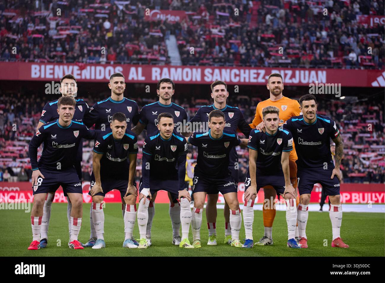 Spanish La Liga EA Sports soccer match Sevilla vs Athletic Club at ...