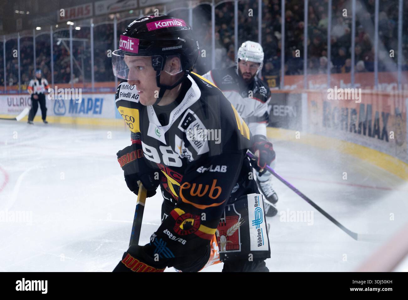 Bern, PostFinance Arena, NL: SC, USA. 24th Jan, 2026. Bern - Lausanne ...