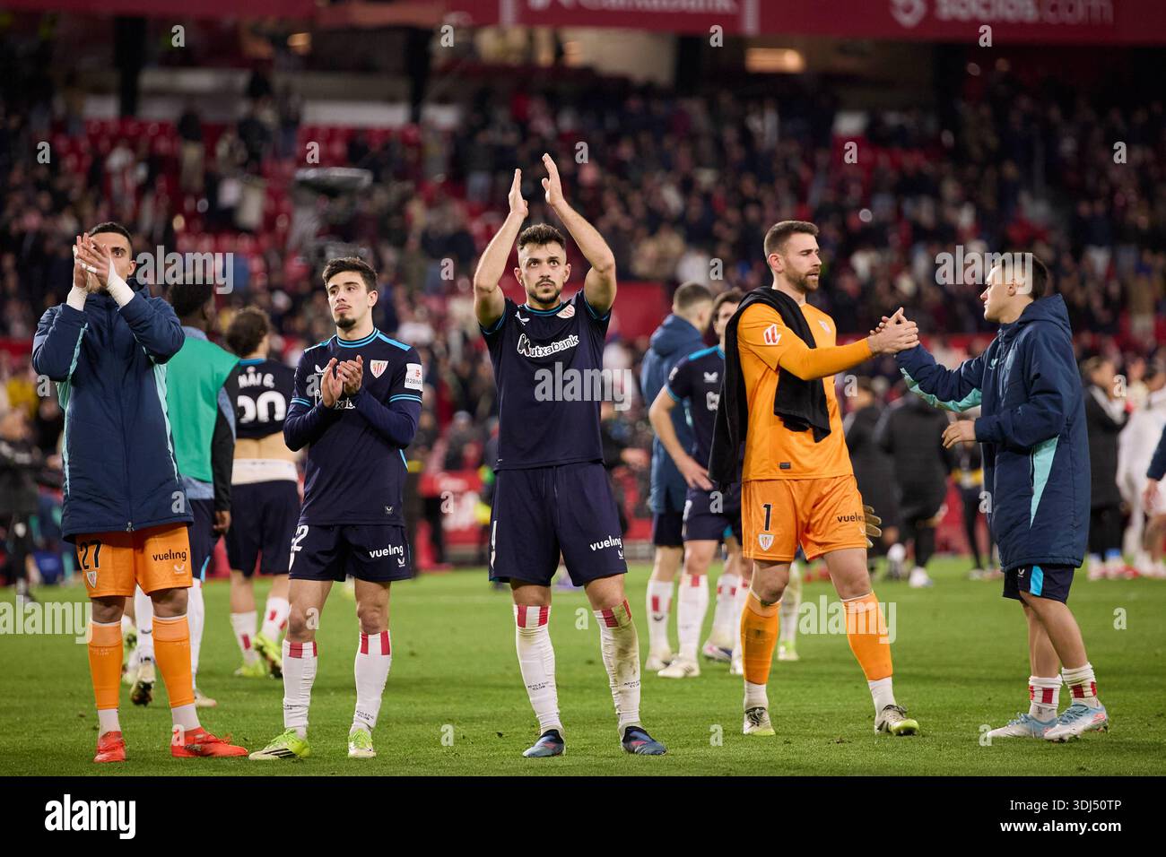 Spanish La Liga EA Sports soccer match Sevilla vs Athletic Club at ...