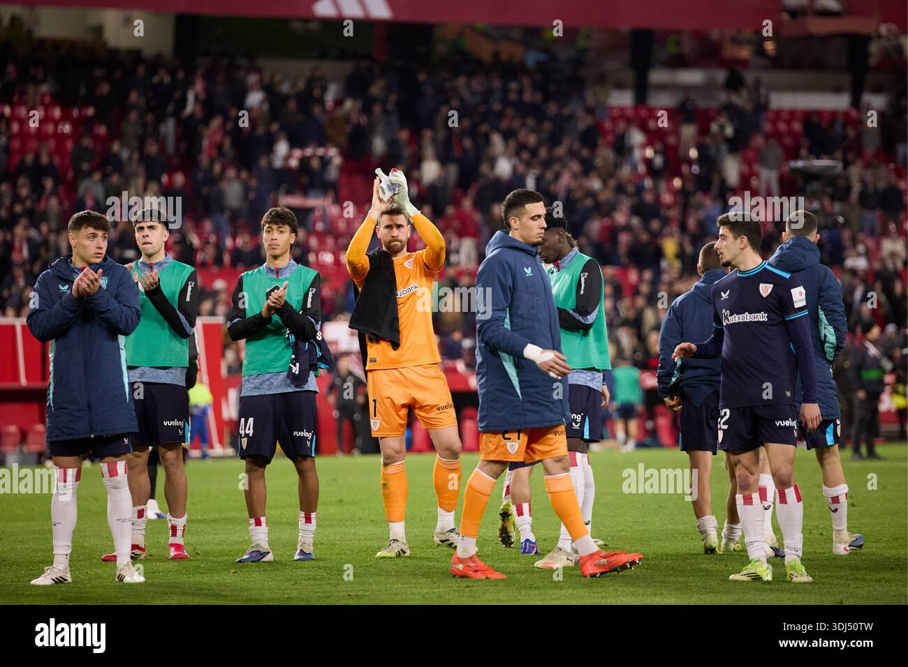 Spanish La Liga EA Sports soccer match Sevilla vs Athletic Club at ...