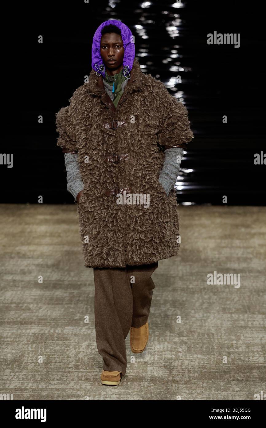 KOLOR men Fall/Winter 2026-2027 runway during Paris Fashion Week ...