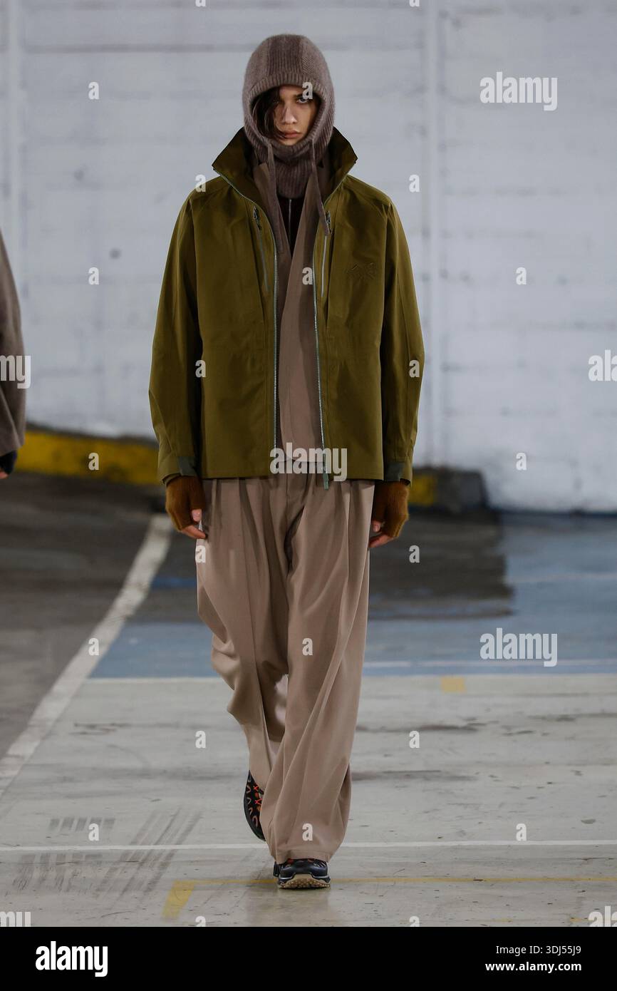 WHITE MOUNTAINEERING men Fall/Winter 2026-2027 runway during Paris ...