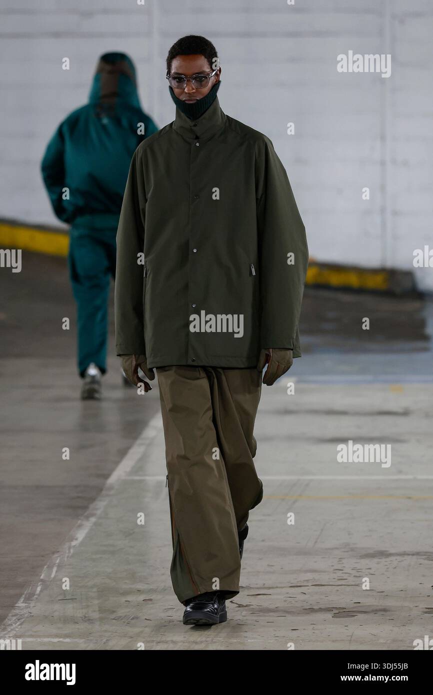 WHITE MOUNTAINEERING men Fall/Winter 2026-2027 runway during Paris ...